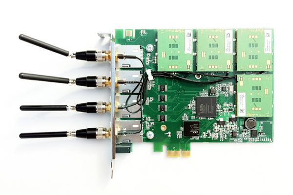 Sangoma card W400 2 modules GSM