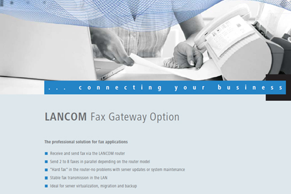 Lancom fax gateway option
